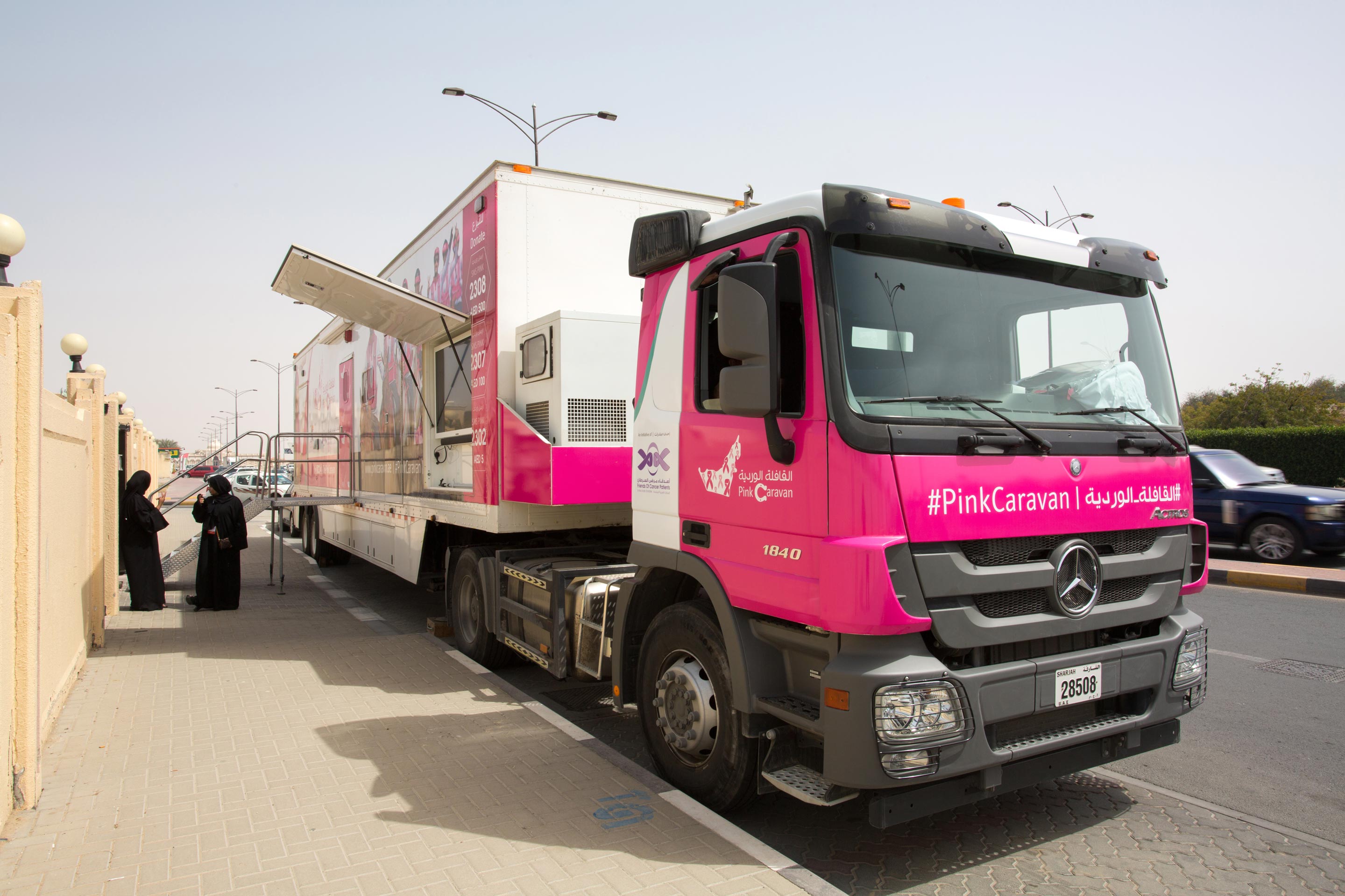 Pink Caravan Breast Cancer Screening in Red Crescent - FOCP
