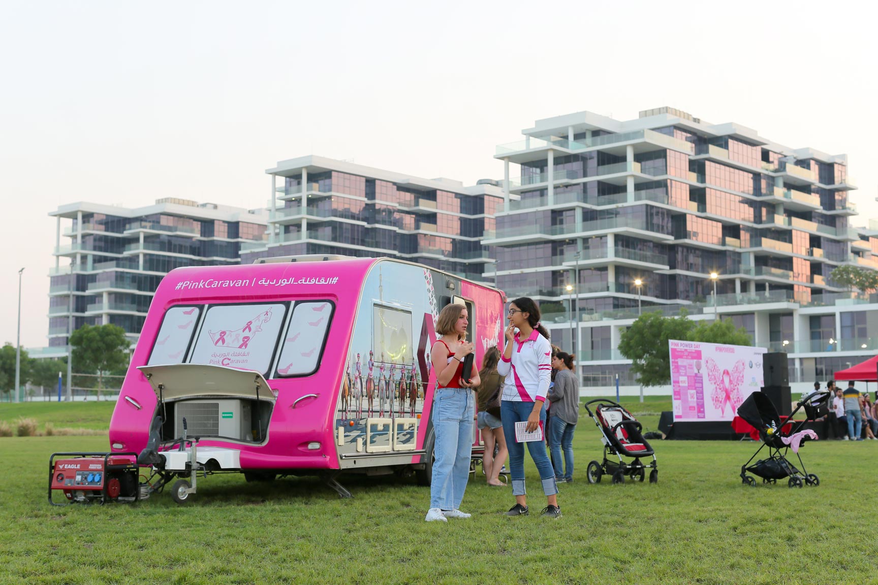Pink Caravan Breast Cancer Screening in Damac Hills - FOCP