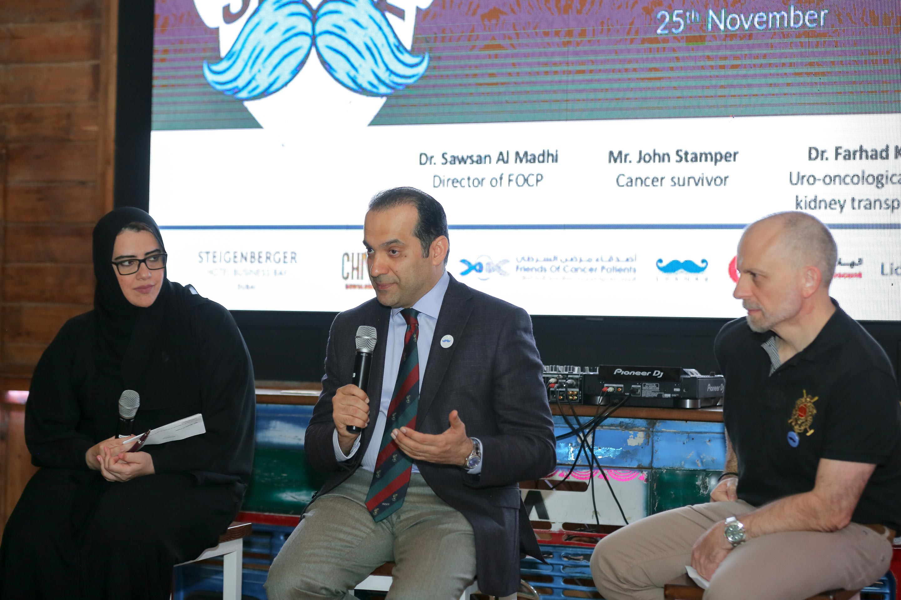 Shanab Male Cancer Awareness in Steigenberger Dubai - FOCP