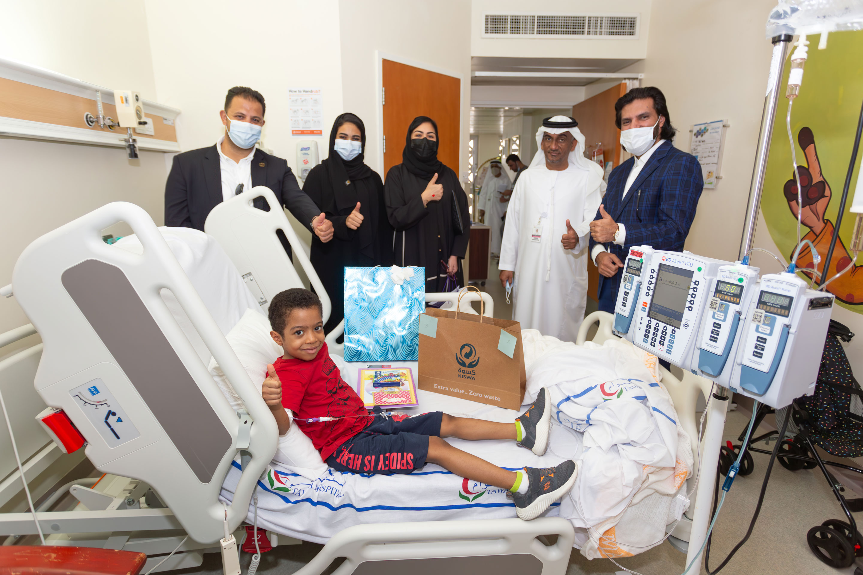 Moral Support Initiative Joycart at Tawam Hospital Al Ain, Abu dhabi - FOCP