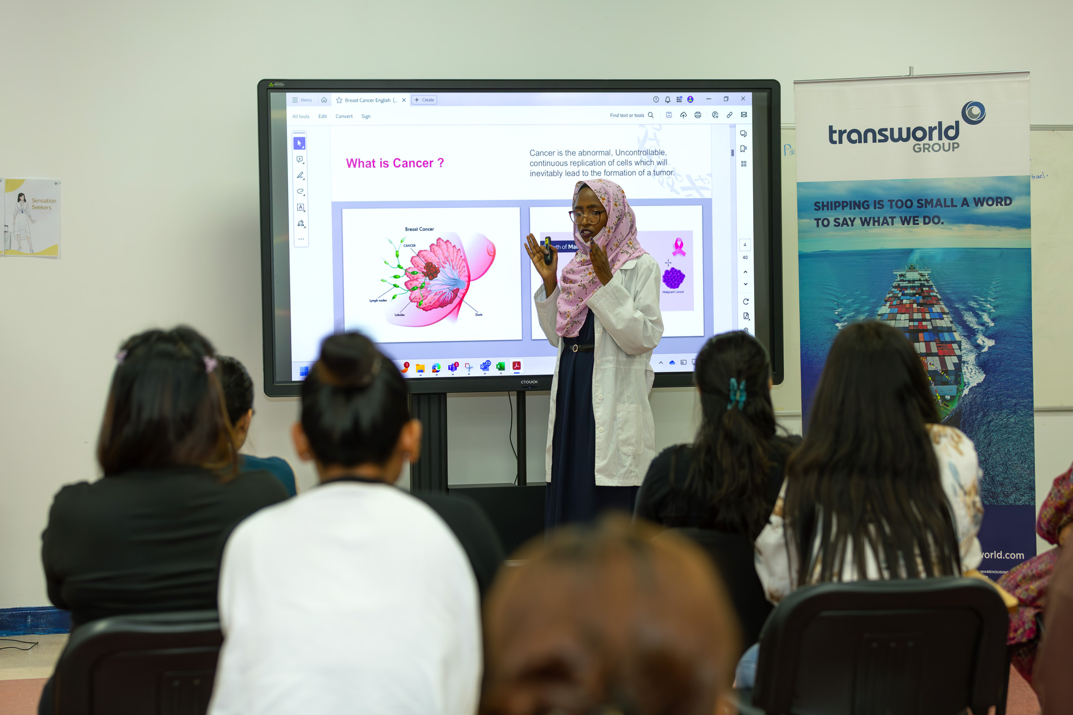 Pink Caravan Breast Cancer Screening in TransWorld Dubai - FOCP