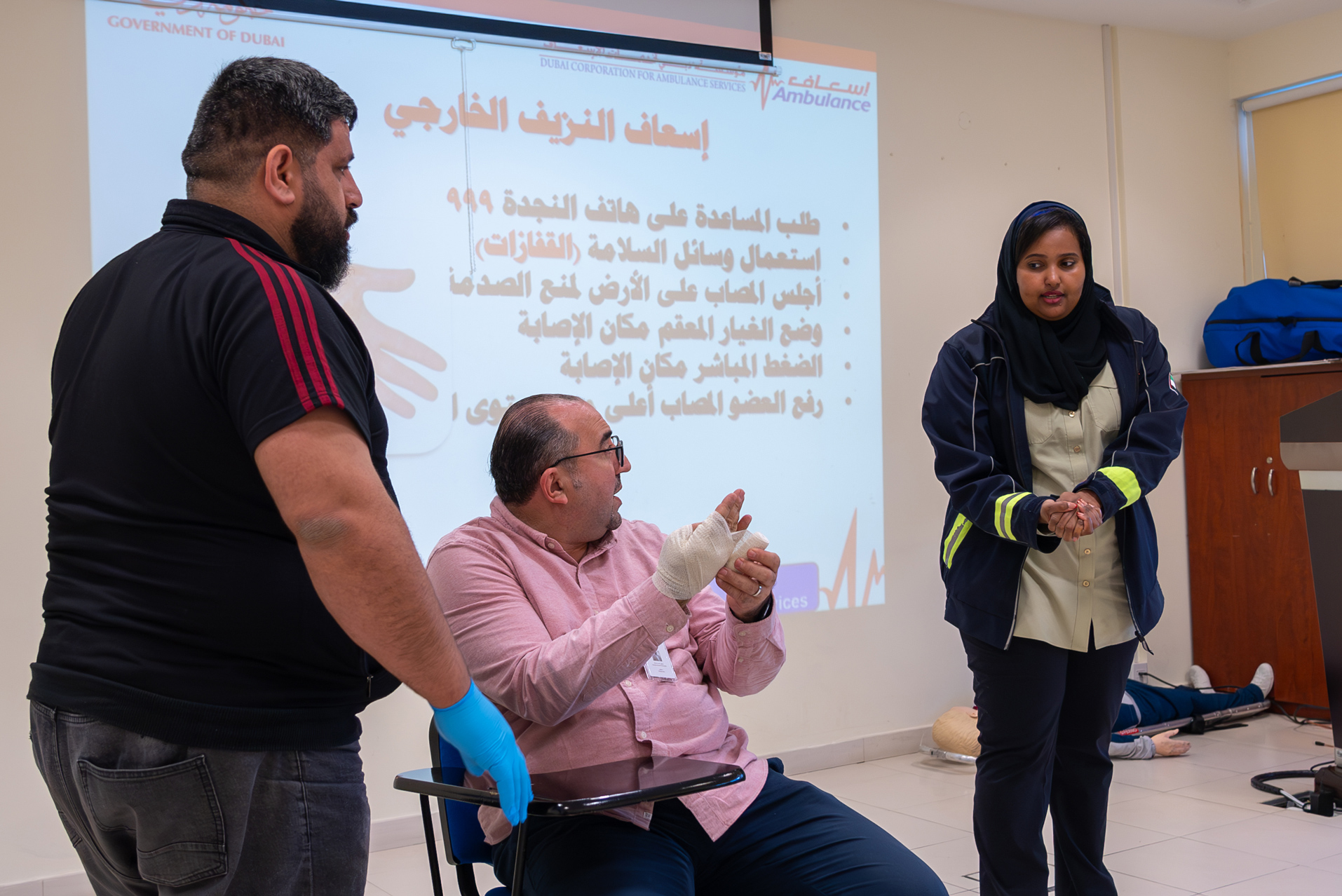 First Aid Workshop - Dubai Ambulance - FOCP