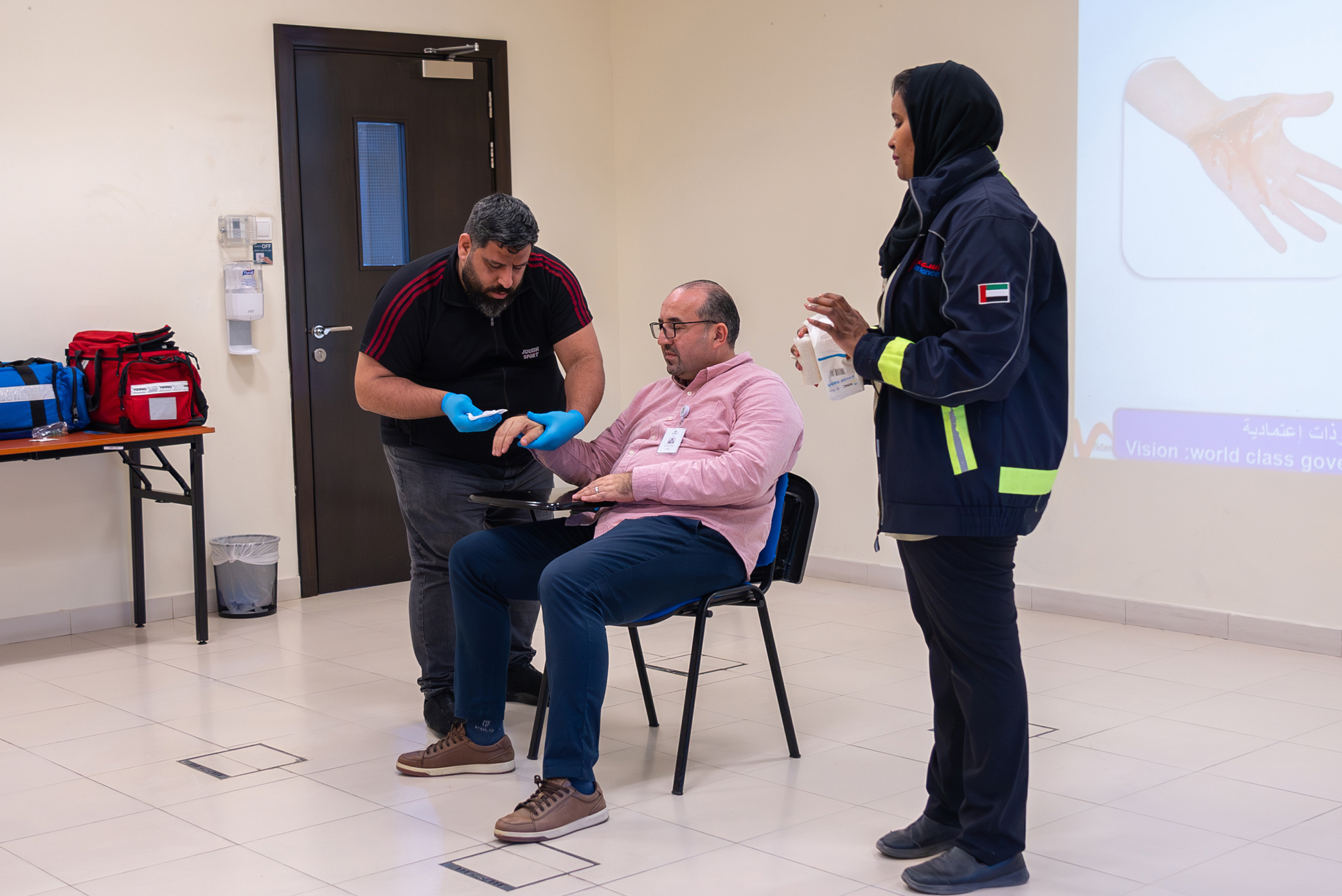 First Aid Workshop for Cancer Survivor in Dubai Ambulance - FOCP